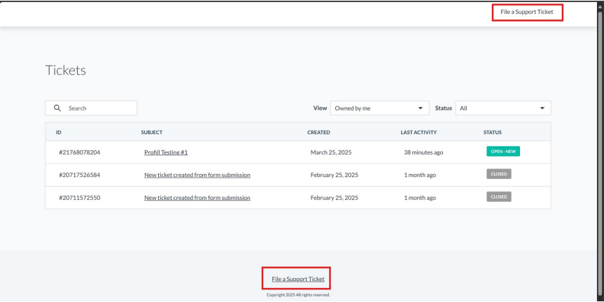 How to create a ticket inside HubSpot Client Portal?